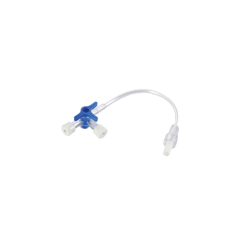 3-Way Stopcock with 50cm Extension – Lipid Resistant – LifeCare Solutions